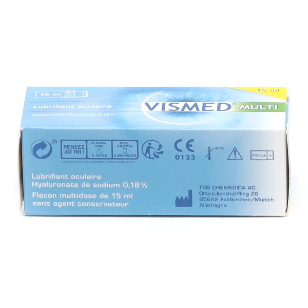Vismed Multi collyre – Lubrifiant oculaire - Yeux secs