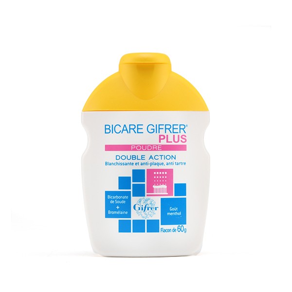 Gifrer Bicare Plus poudre double action - Blanchir les dents
