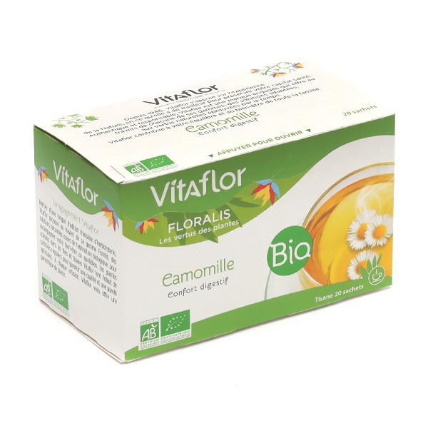 Vitaflor tisane Camomille bio sachets - Digestion - Apaisante