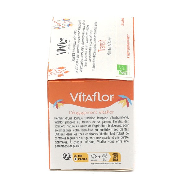 Vitaflor Tisane Transit bio sachets - Constipation, digestion