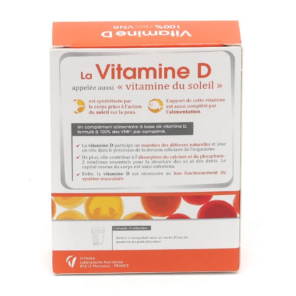 Vitamine D 80 mg Vitavea 90 comprimés - Défenses naturelles