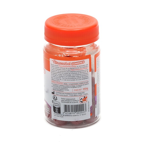 Vitascorbol Energie Gummies - Vitamines et minéraux - Vitalité