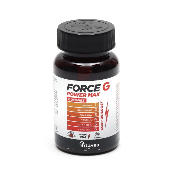 Vitavea Force G Power Max gummies - Coup de boost contre la fatigue
