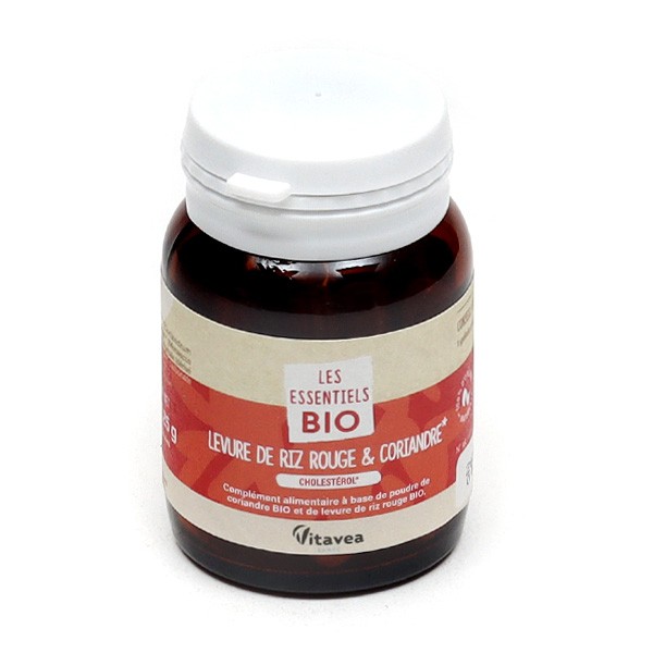 Levure de Riz Rouge et Coriandre Vitavea Les Essentiels Bio - Cholestérol