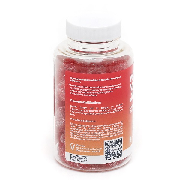 Vitavea Multivitamines Junior gommes - Vitamine D, croissance