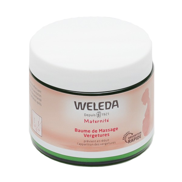 Weleda Baume de Massage Vergetures Bio absorption rapide - Grossesse