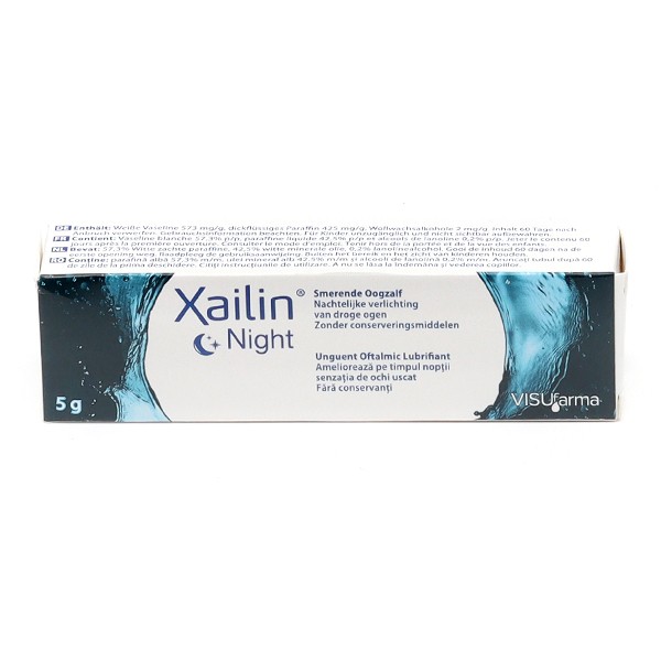 Xailin Night pommade ophtalmique lubrifiante Visufarma - Yeux secs