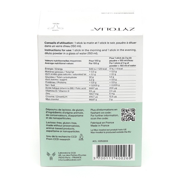 Zytolia syndrome des ovaires polykystiques stick - Fertilité - SOPK