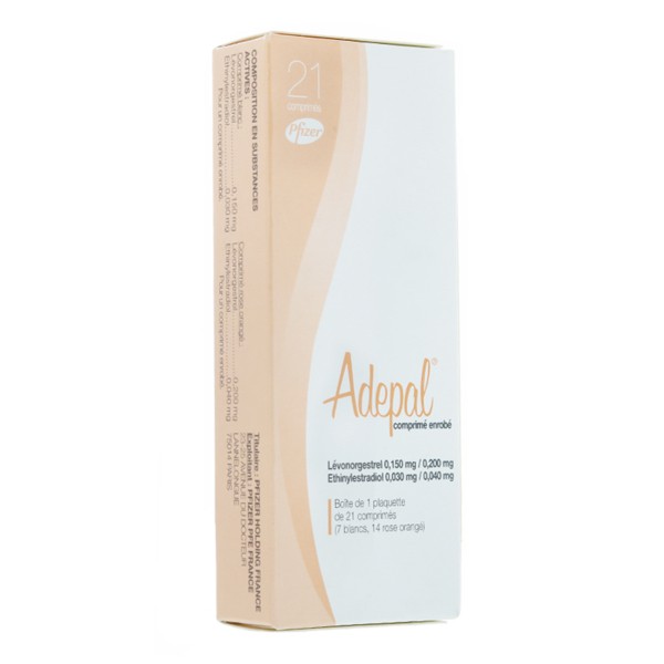 Adepal comprimés - Contraception hormonale orale