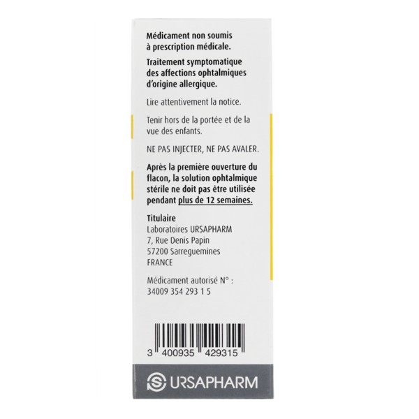 AllergoComod collyre - Conjonctivite allergique - Cromoglycate