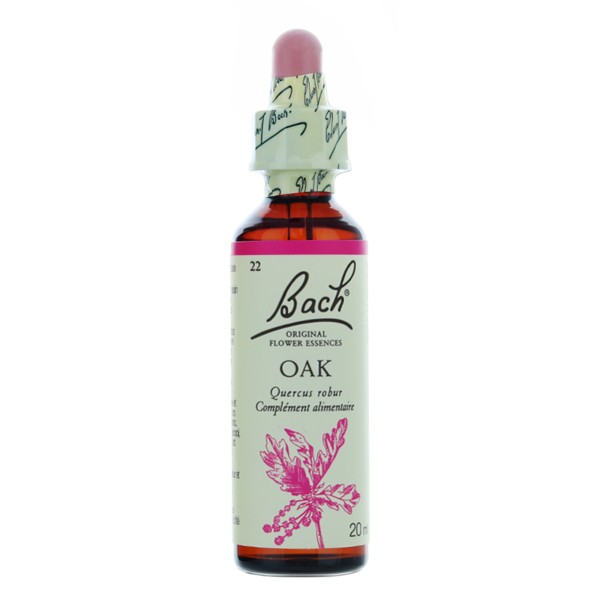 Fleurs de Bach Oak n°22 Chêne en gouttes - Prendre du recul
