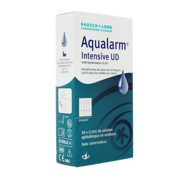 Solution Aqualarm Intensive UD pour yeux secs - 30 unidoses