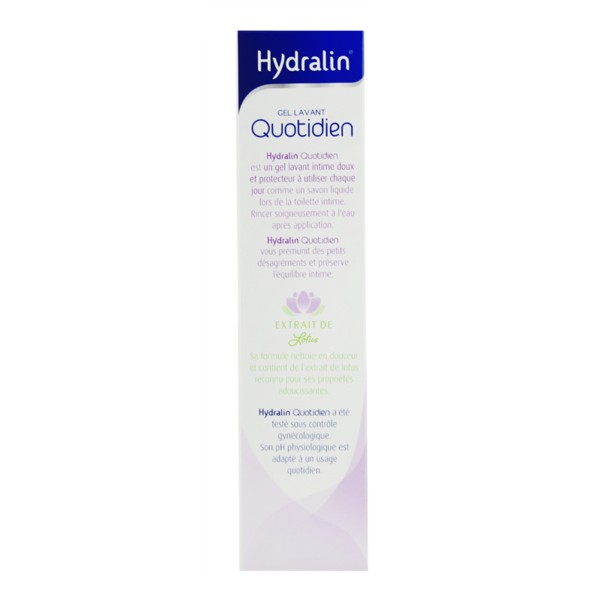 Hydralin Quotidien gel lavant apaisant - Toilette intime