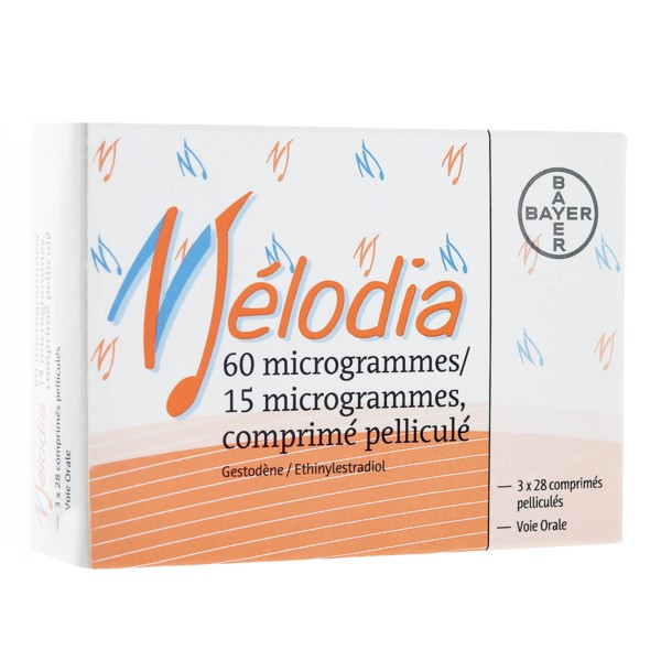 Melodia pilule contraceptive 3 plaquettes - Contraception hormonale