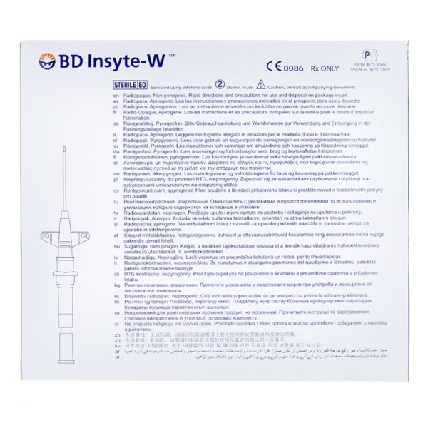 BD Insyte W cathéter avec ailettes x50 - Injection, perfusion, transfusion