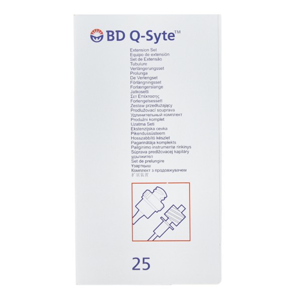 Q-Syte système clos de sécurité avec prolongateur x25 - Perfusion