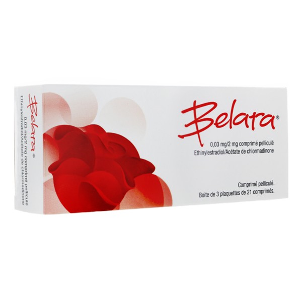 Belara 0,03mg/2mg - Pilule contraceptive, Contraception hormonale orale