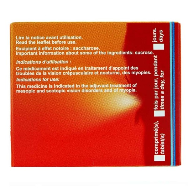 Difrarel E comprimés pour les yeux - Troubles de la vision