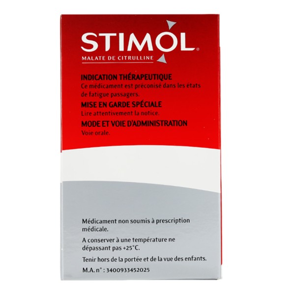 Stimol solution buvable boite de 36 sachets - Fatigue passagère