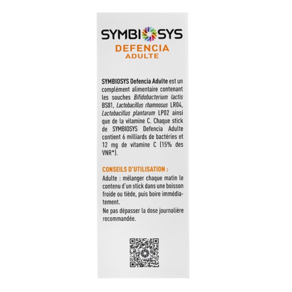 Symbiosys Defencia Adulte sticks - Probiotiques - Immunité