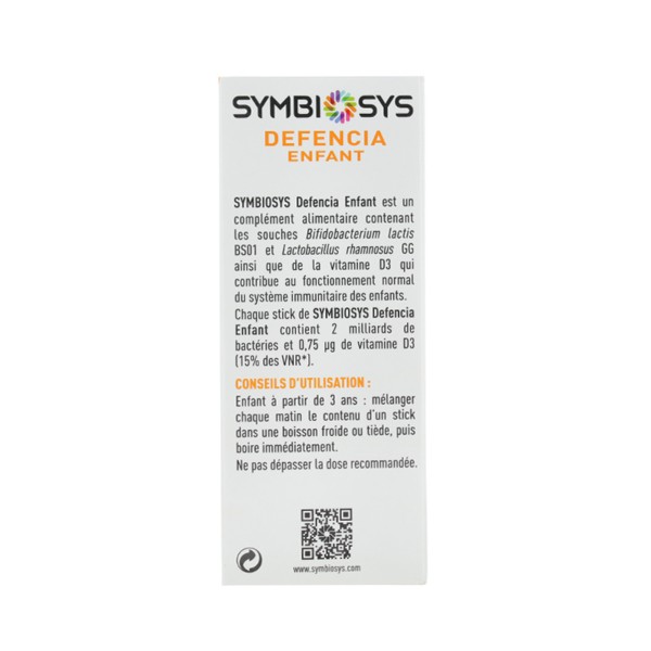 Symbiosys Defencia Enfant 30 sticks - Probiotiques - Vitamines