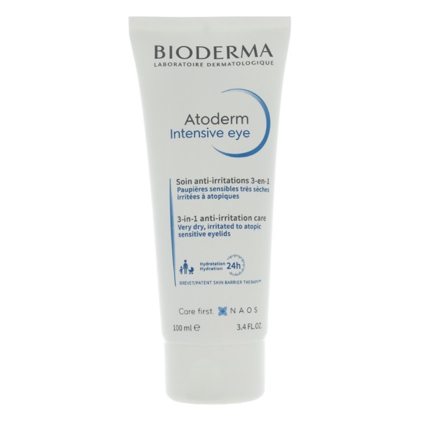 Bioderma Soin anti-irritations 3-en-1 Atoderm Intensive eye paupières