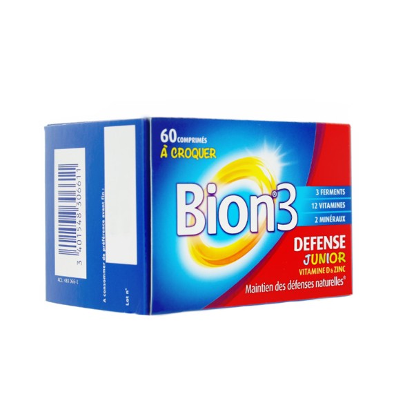 Bion 3 Junior Vitamines enfants - Croissance osseuse - Immunité