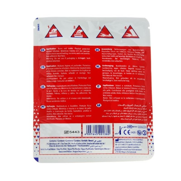 Burnshield compresse hydrogel pour brûlures - Apaise et soulage