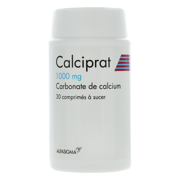 Calciprat 1000mg comprimés à sucer - Manque de calcium - Ostéoporose