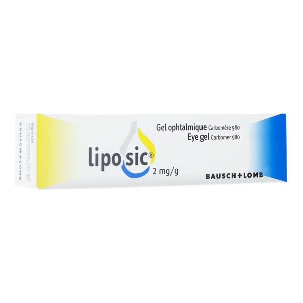Liposic gel ophtalmique 2mg/g pour yeux secs Bausch Lomb