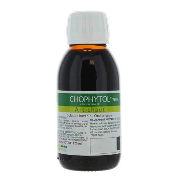 Chophytol solution buvable - Medicament Digestion difficile - Artichaut