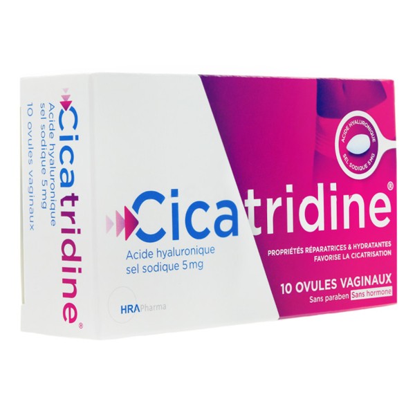Cicatridine ovule x10 - Cicatrisation et Sécheresse intime - Muqueuse