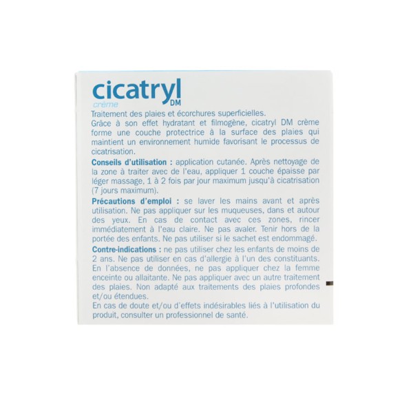 Cicatryl crème 10 sachets - Cicatrisation des plaies et écorchures