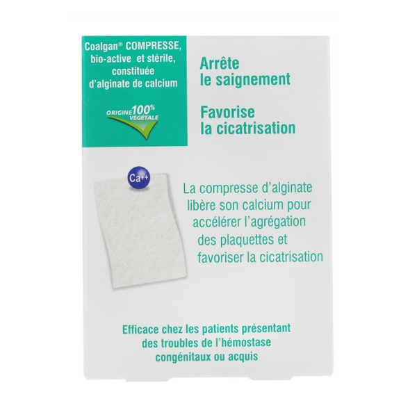 Coalgan Compresses hémostatiques - Arrête le saignement
