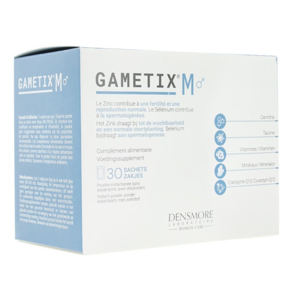 Gametix M 30 sachets - Complément alimentaire fertilité masculine