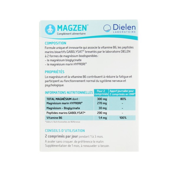 Magzen complément alimentaire contre le stress et la fatigue - Magnésium