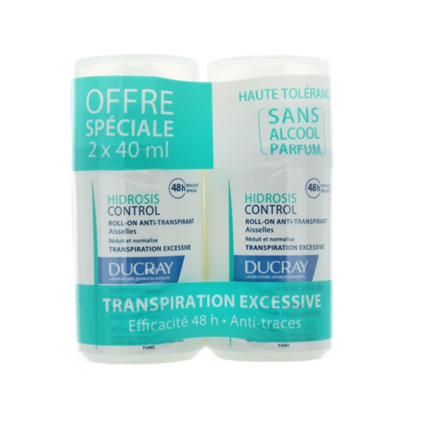 Ducray roll-on anti-transpirant Hidrosis Control - Hyper sudation