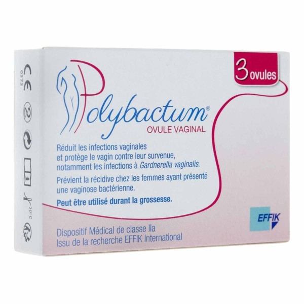 Polybactum Ovule vaginal - Hygiène intime - Infections vaginales
