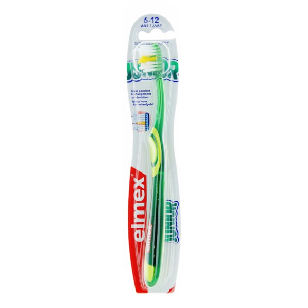 Elmex Junior Brosse à dents souple - 6/12 ans - Hygiène bucco-dentaire