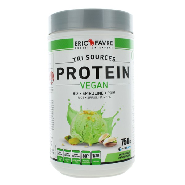Eric Favre Protein Vegan Tri Sources - En cas hyperprotéiné végétal