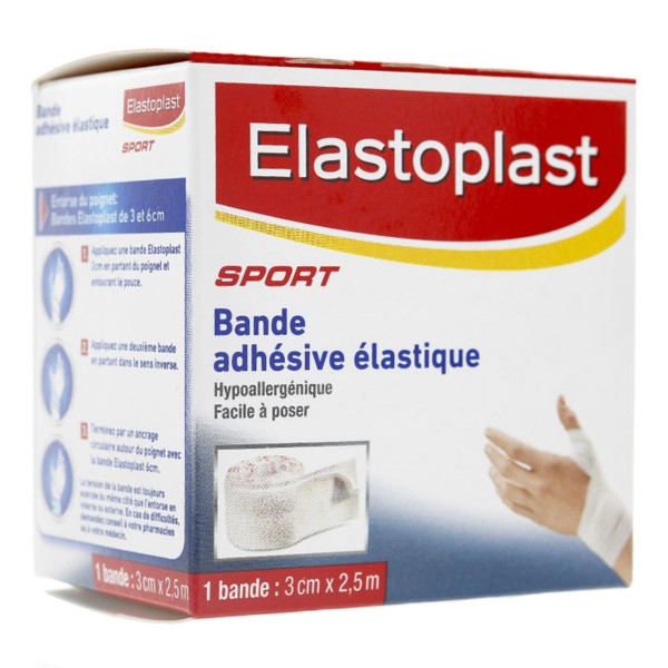 Elastoplast bande adhésive élastique - Strapping & fixation d'attelles