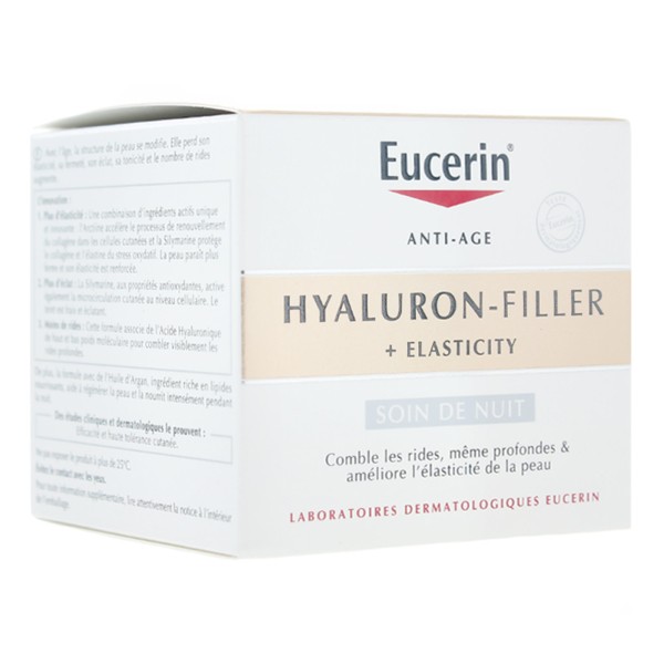 Eucerin Hyaluron Filler+ elasticity soin de nuit 50ml - anti rides