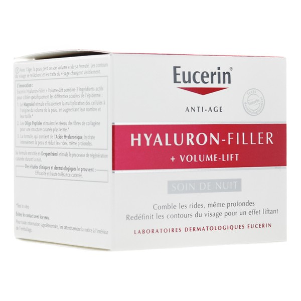 Eucerin hyaluron filler volume-lift Soin de nuit 50ml - Anti rides