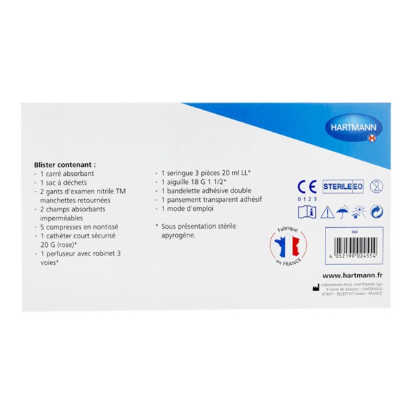 Mediset Perfusion Pose sur voie périphérique - Matériel médical