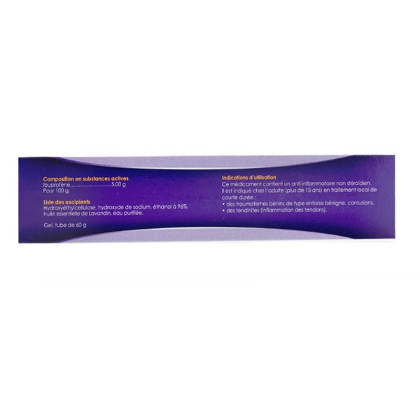Ibufetum 5% gel anti inflammatoire - Entorse et Tendinite - Douleurs