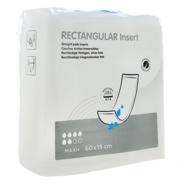 ID Expert Rectangular Maxi + Couches droites traversables - Incontinence