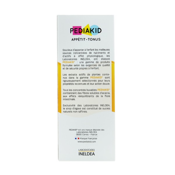 Pediakid appétit tonus sirop 125 ml - Phytothérapie