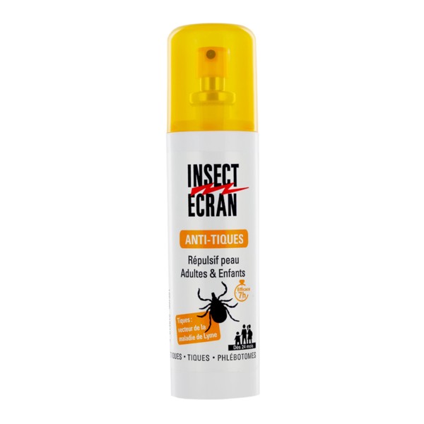 Insect Écran Lotion Anti-Tiques Spray 100 ml – Lyme - Répulsif