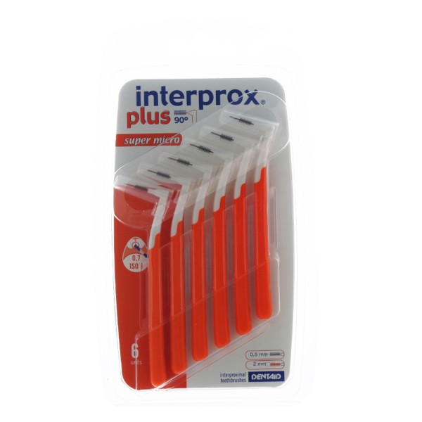 Interprox Plus 90° brossettes interdentaires cylindriques - Bucco dentaire