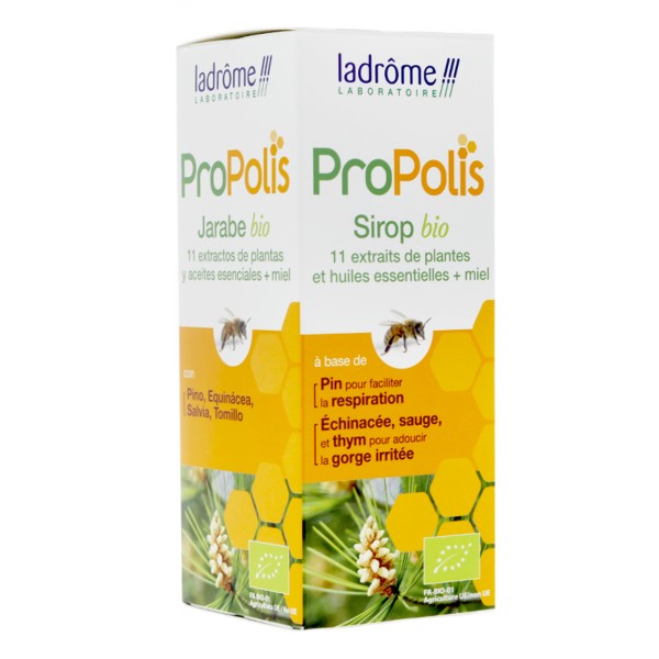 Sirop Propolis Ladrôme 150ml - Gorge irritée et respiration
